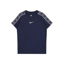 Nike Sportswear T-Shirt 'CLUB+POLY 2' Jungen Größe 122/128 navy / weiß