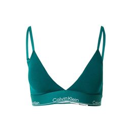 Calvin Klein Underwear BH Damen Gr&ouml;&szlig;e 80 smaragd / wei&szlig;