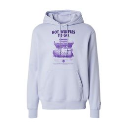 Nike Sportswear Sweatshirt 'CLUB' Herren Gr&ouml;&szlig;e XS dunkellila / wei&szlig;