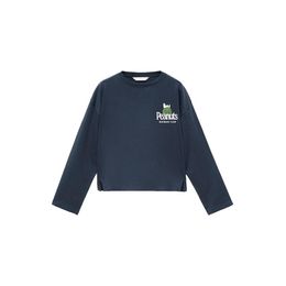 Mango Kids Shirt 'SYFLOC' M&auml;dchen Gr&ouml;&szlig;e 152 navy / gr&uuml;n / wei&szlig;