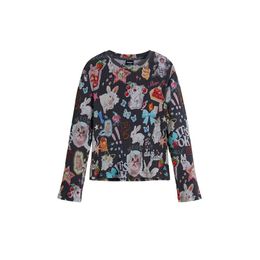 Desigual Shirt M&auml;dchen Gr&ouml;&szlig;e 98/104 mischfarben / schwarz