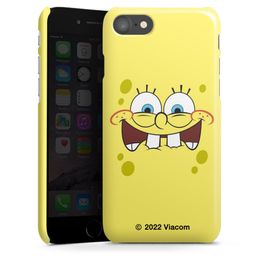 DeinDesign iPhone SE (2022) Handy Premium Case Smartphone Handyh&uuml;lle Schutzh&uuml;lle gl&auml;nzend Official Licensed Product Kindheit Spongebob Premium Case