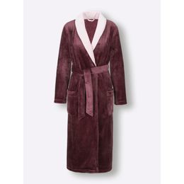 w&auml;schepur w&auml;schepur Damen Morgenmantel, burgund-ros&eacute;, Gr&ouml;&szlig;e 36/38