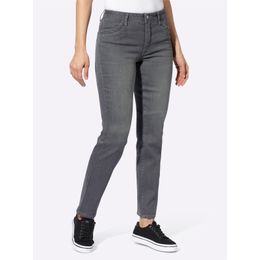 WITT Damen Thermojeans mit weich angerauter Innenseite, stone-grey-denim, Gr&ouml;&szlig;e 50