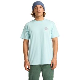 T-Shirt Billabong "Segment", Herren, Gr. M, blau (dusty blau), 100% Baumwolle, Shirts T-Shirt
