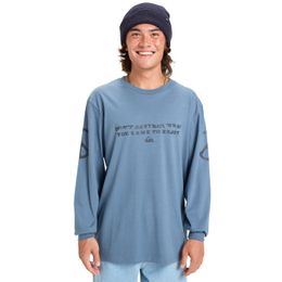 Quiksilver Herren Langarmshirt "Ev Cold Ways"china blau, Gr. XXL, 70% Baumwolle, 30% Baumwolle, Shirts