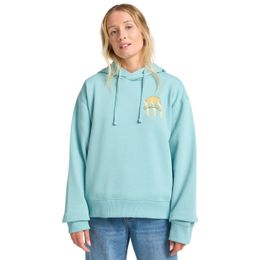 Kapuzensweatshirt Billabong "Ready And Set", Damen, Gr. M, misty blau, 55% Baumwolle, 25% Baumwolle, 20% Polyester, Sweatshirts