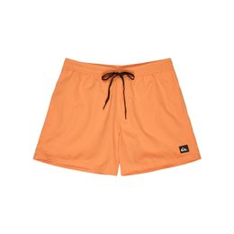 Boardshorts Quiksilver "Everyday Solid Volley 15"", Herren, Gr. S, orange (orange peel), 100% Polyester, Hosen