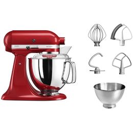 KitchenAid K&uuml;chenmaschine "5KSM175PSEER EMPIRE ROT", rot (empire rot), B:24cm H:36cm T:37cm, K&uuml;chenmaschinen, mit Zubeh&ouml;r im Wert von ca. 112,-&euro; UVP, K&uuml;chenmaschine