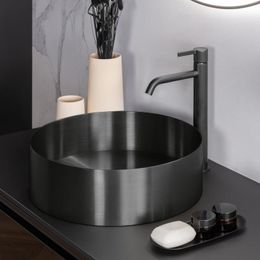 neoro n40 Aufsatzwaschtisch &Oslash; 40 H: 12 cm, BN0734BB,