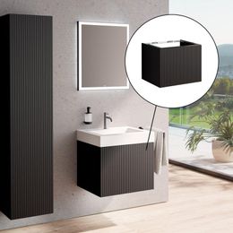 neoro n50 stripes Unterschrank B: 60 cm mit 1 Auszug, BN0491BBM,