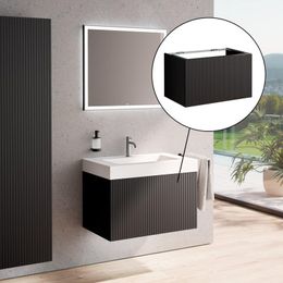 neoro n50 stripes Unterschrank B: 80 cm mit 1 Auszug, BN0492BBM,