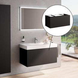 neoro n50 stripes Unterschrank B: 100 cm mit 1 Auszug, BN0493BBM,