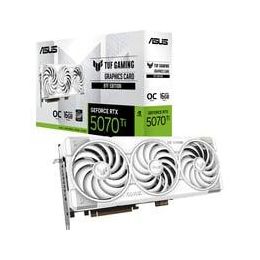 ASUS GeForce RTX 5070 Ti TUF BTF OC WHITE Edition, Grafikkarte DLSS 4, 3x DisplayPort, 2x HDMI 2.1