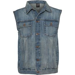 Urban Classics Denim Vest Weste hellblau in 4XL TB514 lightblue