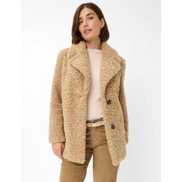Brax Damen Jacke Style HELSINKI walnut, Beige, Gr. 36