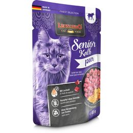 Leonardo Senior Kalb Katzen-Nassfutter getreidefrei 16x85g