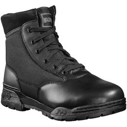 Stiefel MAGNUM "Classic Mid", Gr. 48, schwarz, Leder, Textil, unifarben, Schuhe, Wasserdicht