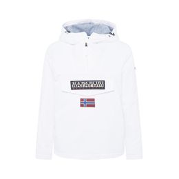 Napapijri Between-Season Jacket 'Rainforest' male White size XXL