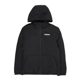 Napapijri Jacke 'A-MATIA' Jungen Gr&ouml;&szlig;e 152 schwarz / wei&szlig;