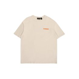 Napapijri T-Shirt 'S-ADIGE' Jungen Größe 170/176 beige / dunkelorange / schwarz / weiß