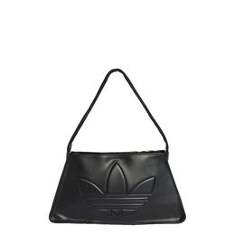 adidas originals Schultertasche 'Outline Trefoil' Damen Gr&ouml;&szlig;e One Size schwarz / wei&szlig;