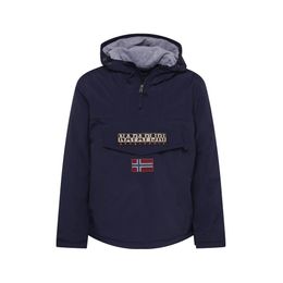 Napapijri Jacke 'Rainforest' Herren Größe S marine / hellbraun / feuerrot / weiß