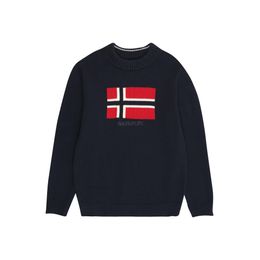 Napapijri Pullover 'D-MURA' Jungen Gr&ouml;&szlig;e 170/176 marine / rot / schwarz / wei&szlig;