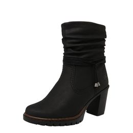 Rieker Stiefelette Damen Gr&ouml;&szlig;e 36 schwarz Winterschuhe