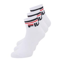 Fila Socken Damen Gr&ouml;&szlig;e 39/42 rot / schwarz / wei&szlig;
