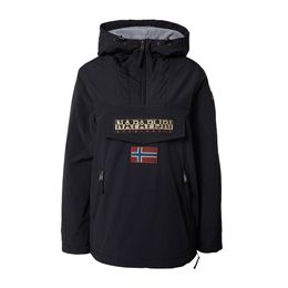 Napapijri Funktionsjacke 'Rainforest' Damen Gr&ouml;&szlig;e M beige / dunkelrot / schwarz