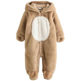 next Overall Jungen Größe 62 braun / weiß
