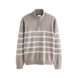 next Pullover Herren Gr&ouml;&szlig;e S beige / wei&szlig;