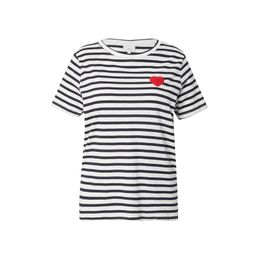 Only Carmakoma T-Shirt 'CARKIKO' Damen Gr&ouml;&szlig;e L rot / schwarz / wei&szlig;