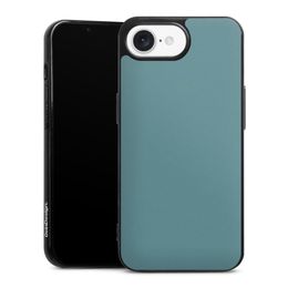 DeinDesign iPhone 16e Handy Silikon Hülle Case schwarz Handyhülle Art Unicoloured Blue