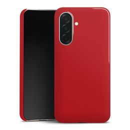 DeinDesign Galaxy A26 Handy Premium Case Smartphone Handyhülle Schutzhülle glänzend Red Colour Unicoloured Premium Case