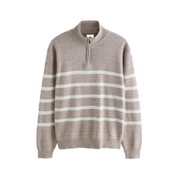 next Pullover Herren Gr&ouml;&szlig;e XS beige / wei&szlig;