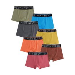 next Boxershorts Jungen Gr&ouml;&szlig;e 140 azur / braun / curry / anthrazit / khaki / koralle / magenta