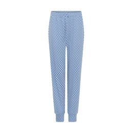 Ccdk Copenhagen Pyjamahose 'Charlotte' Damen Gr&ouml;&szlig;e XL blau / wei&szlig; Winterkleid