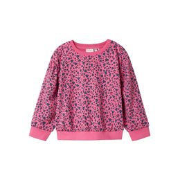 name it Sweatshirt 'NMFNULA' M&auml;dchen Gr&ouml;&szlig;e 116 navy / pink