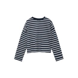 Mango Kids Shirt M&auml;dchen Gr&ouml;&szlig;e 164 navy / wei&szlig;