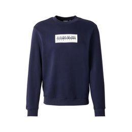 Napapijri Sweatshirt 'B-BOX' Herren Gr&ouml;&szlig;e L marine / wei&szlig;