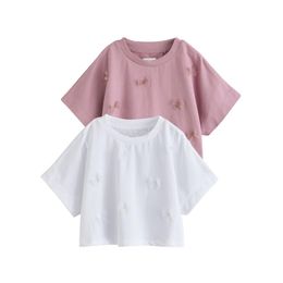 next Shirt girl Pink, White size 4 yrs