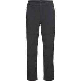 Jack Wolfskin Trek Terrain Softshellhose Herren - schwarz - Gr. 52 - Polyester/Elastan