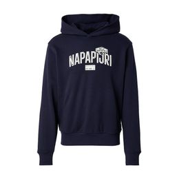 Napapijri Sweatshirt 'B-FUNES H' male Blue size XXL
