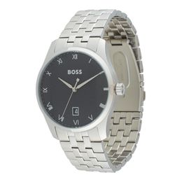 BOSS Analog Watch male Silver size One Size