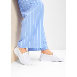 bonprix Komfort-Slip-In-Sneaker mit leichter Sohle, wei&szlig;, Vegan