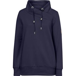 Heine Witt Damen Sweatshirt mit w&auml;rmender Innenseite, marine, Gr&ouml;&szlig;e 34