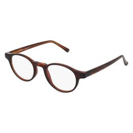 Fielmann MC 616 CL MADDOX Brille Unisex | Fassung: Vollrand, Panto, Havanna Glänzend