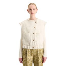 Scotch & Soda Scotch & Soda Weste in Creme - 64% | Gr&ouml;&szlig;e M | Damenjacken